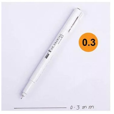 藝城美術~ 日本 UCHIDA MARVY 4600 耐水性代針筆 黑色(0.03-1.0mm、B) 單支賣場 - 藝城美術用品社 - iOPEN Mall