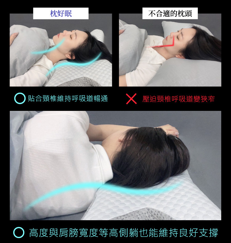 枕好眠石墨稀機能蝶型枕 MX-BP01 - 白話故事團購-撿便宜