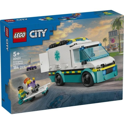 ||一直玩|| LEGO 60451 Emergency Ambulance - 一直玩積木磚門店 LEGO 樂高專賣 - iOPEN Mall