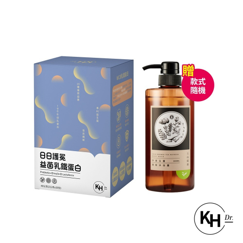 KHDr. 日日護冕益菌乳鐵蛋白2gx20包*1【贈】上山採藥 沐浴露600ml*1 (款式隨機) - 瘋狂賣客 - iOPEN Mall