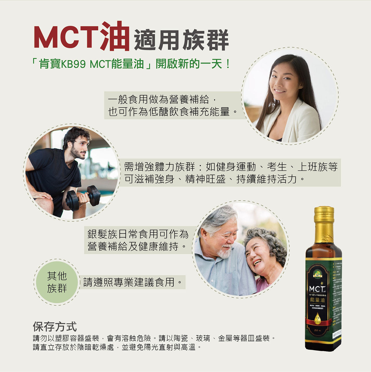 【肯寶KB99】MCT油 (椰子油來源C8+C10，比例6:4) - 250ml - 肯寶KB99品牌館 - iOPEN Mall