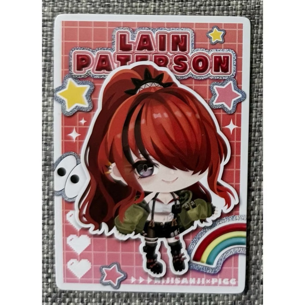 彩虹社 pigg party合作洋芋片隨機小卡 Lain Paterson/Lunlun/團體 - JM WORLD - iOPEN Mall