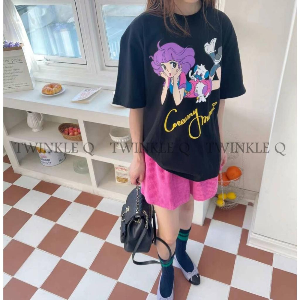 🎀 Twinkle Q 🎀-預購 ️正韓🇰🇷東大門 卡通 魔法小天使 印花 T恤 休閒 短袖 上衣 - 🎀Twinkle Q韓國代購🎀 ...